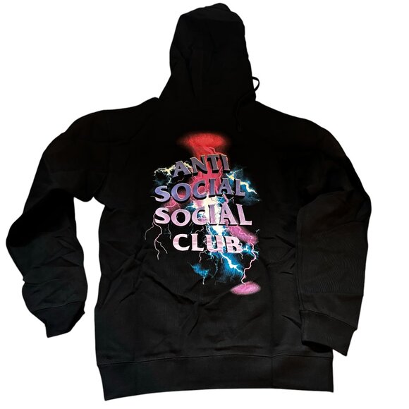 Anti Social Social Club | Shirts | Assc Bolt From The Blue Hoodie Black ...